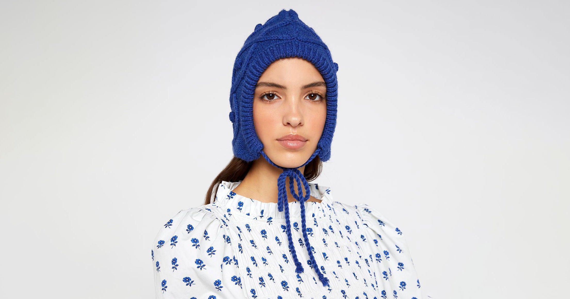 Knitted Winter Bonnet Is 2022's Big Fashion Trend