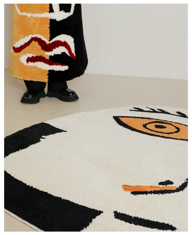 CeeMeeDesignerRug + Picasso Series Abstract Rug