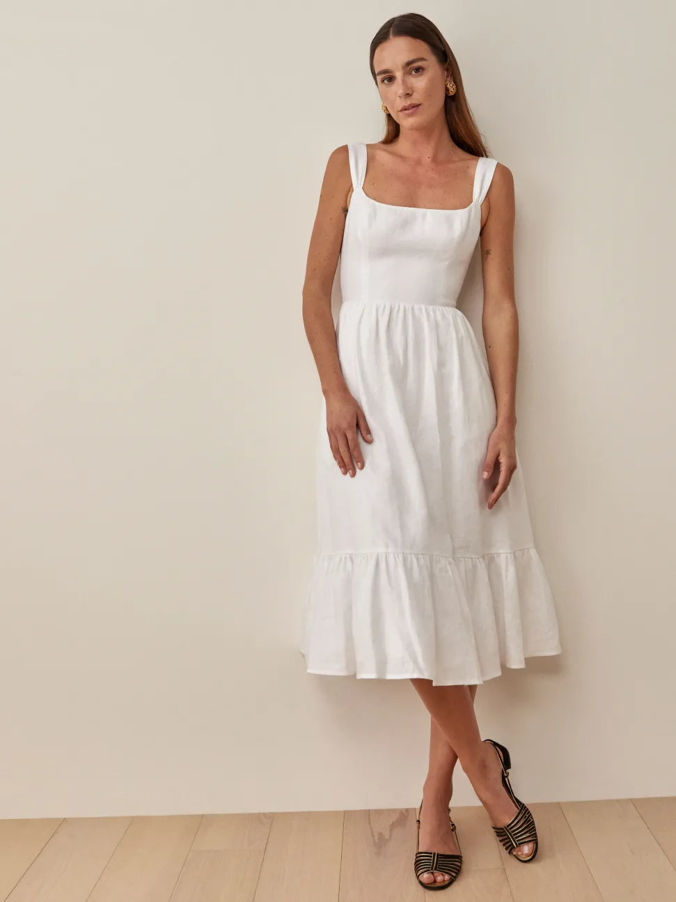 Reformation + Bucatini Linen Dress