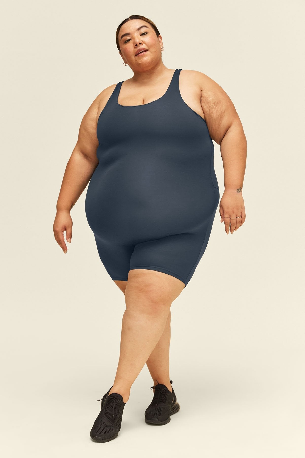 Girlfriend Collective + Midnight Bike Unitard