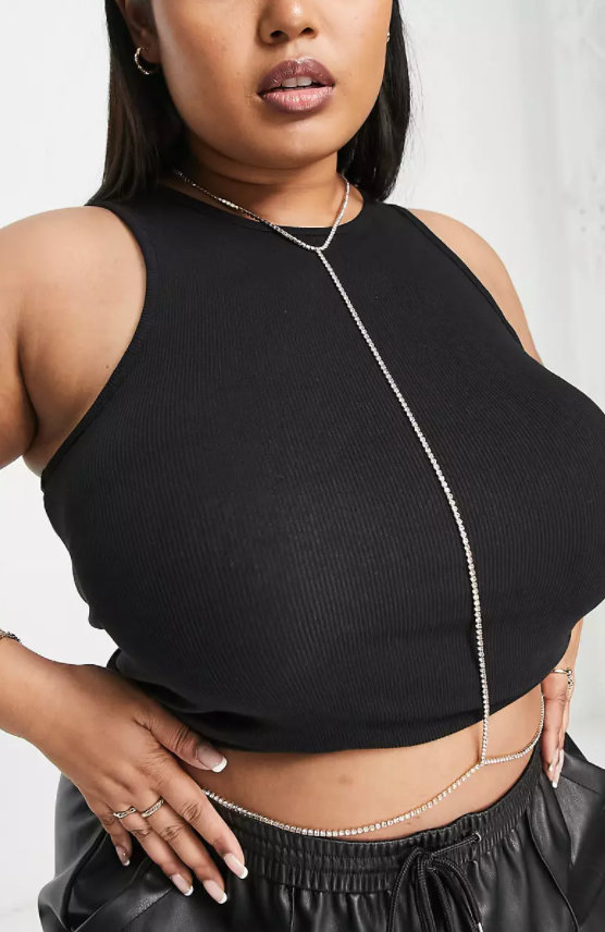 ASOS CURVE + Curve Body Chain