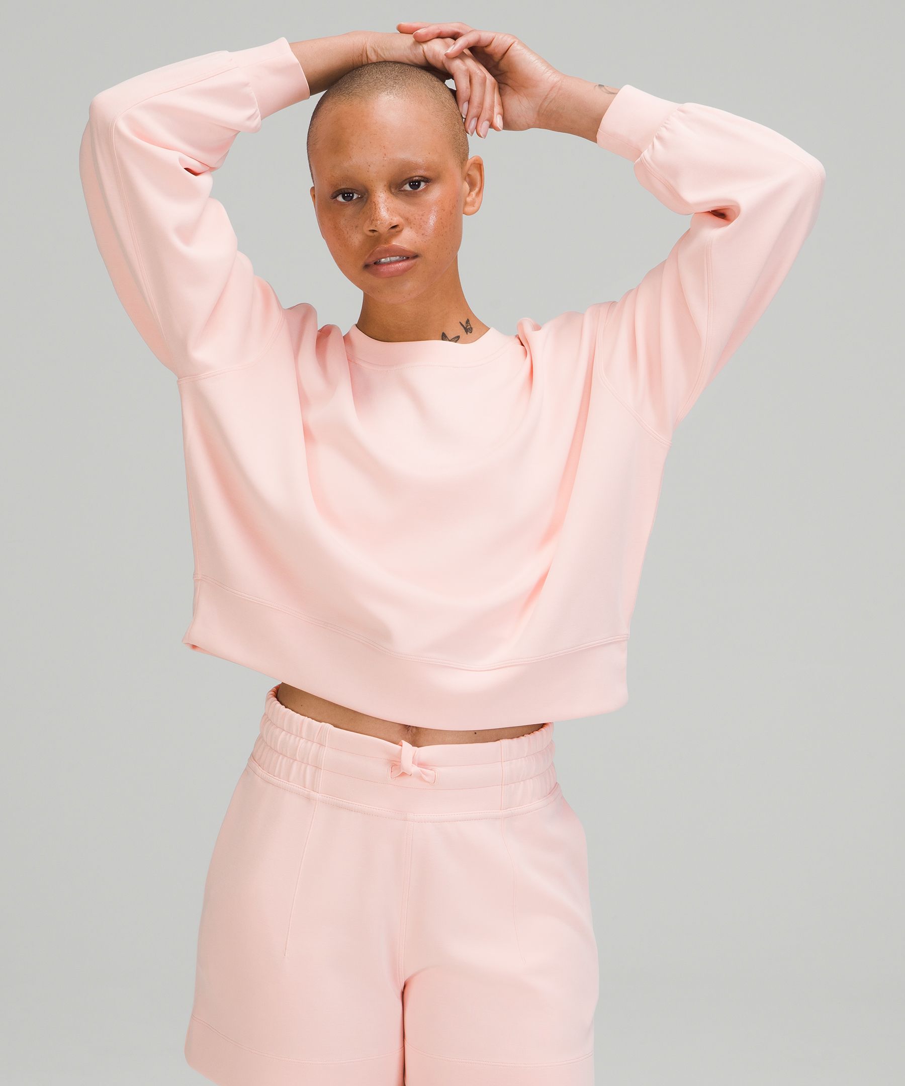 Lululemon + Perfectly Oversized Cropped Crew Softstreme Lululemon + Perfectly Oversized Cropped Crew Softstreme