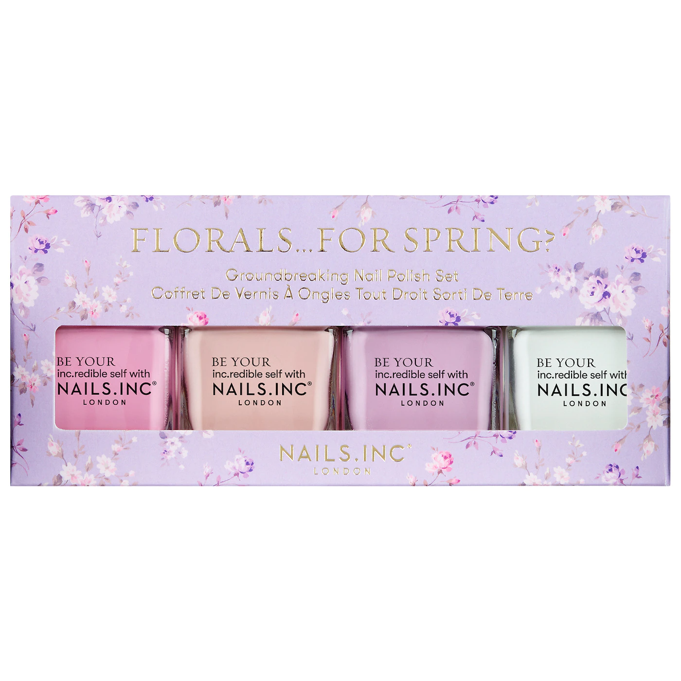 Nails Inc. + Florals… For Spring? Nail Polish Set