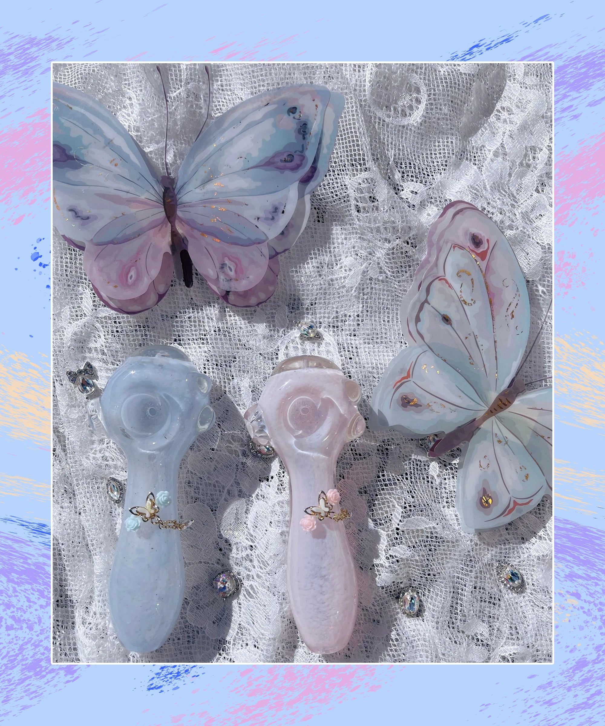 Cat Shaped Glass Pipe