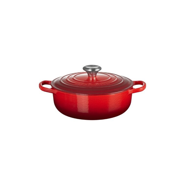 Le Creuset + 3.5 qt. Sauteuse Round Oven with Lid