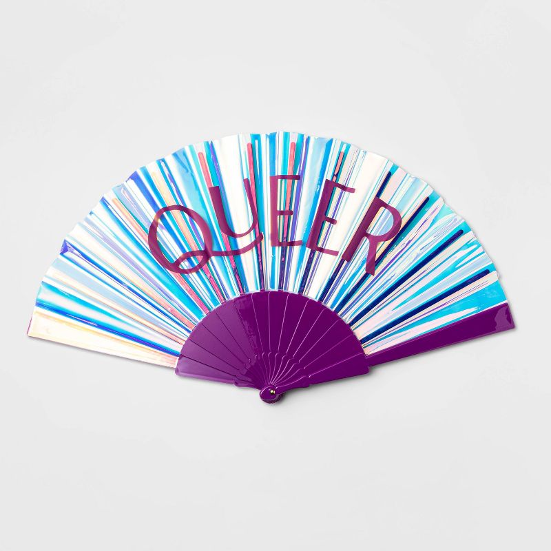 Target + Pride Holographic Queer Clap Fan