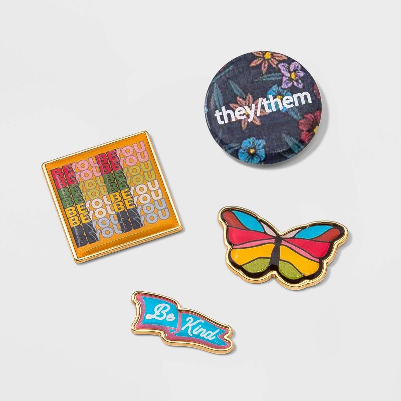 Target + Pride Equality Pin Set