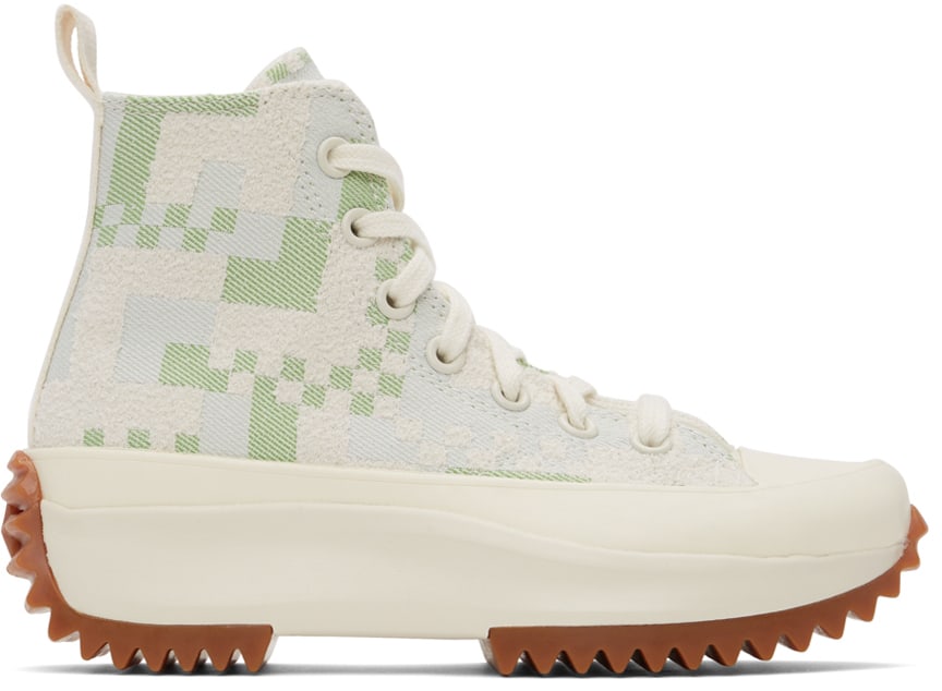 Converse + Green & Blue Run Star Hike Sneakers