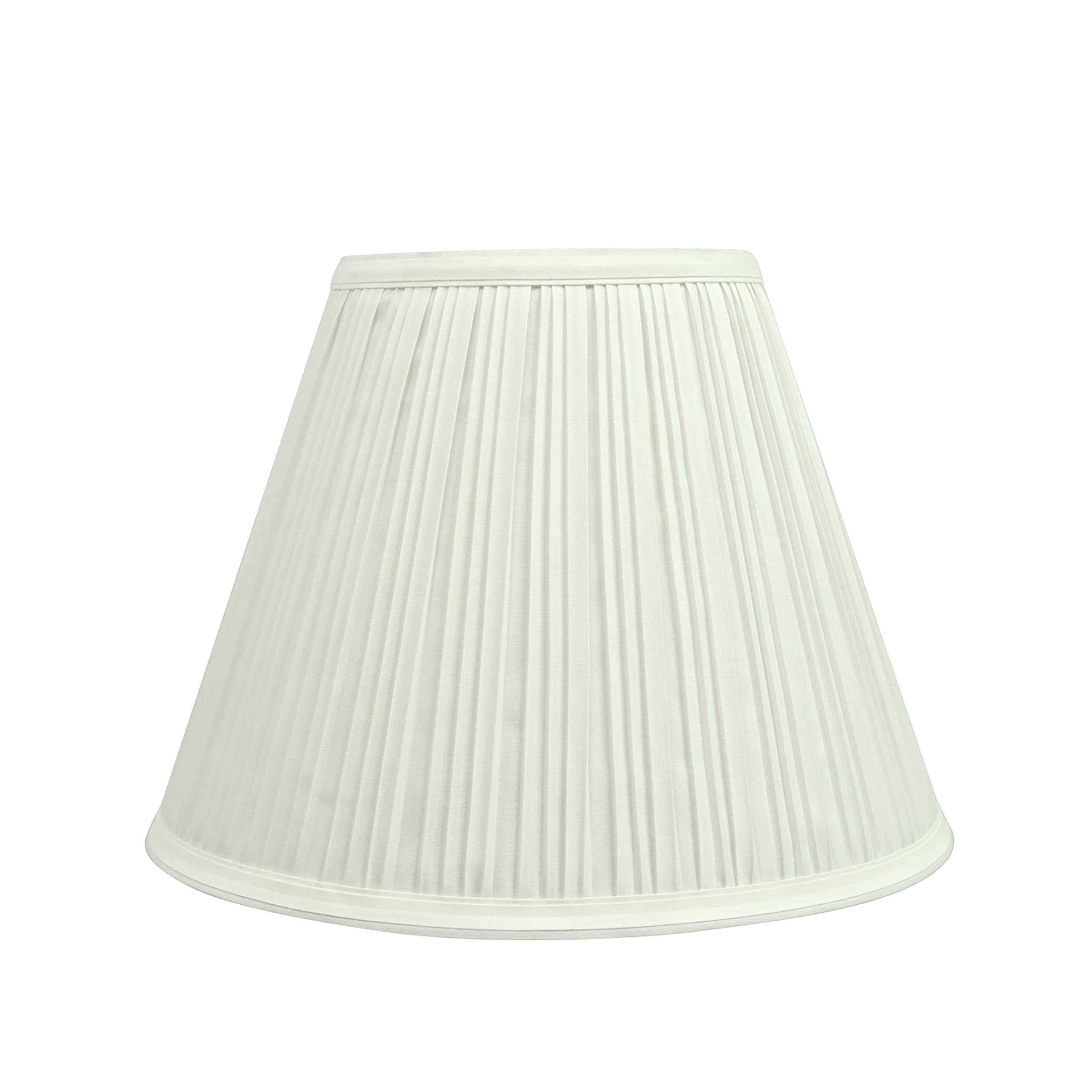 Aspen Creative + Transitional Pleated Empire Lamp Shade