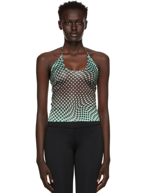 Gimaguas + Blue & Brown Graphic Camisole