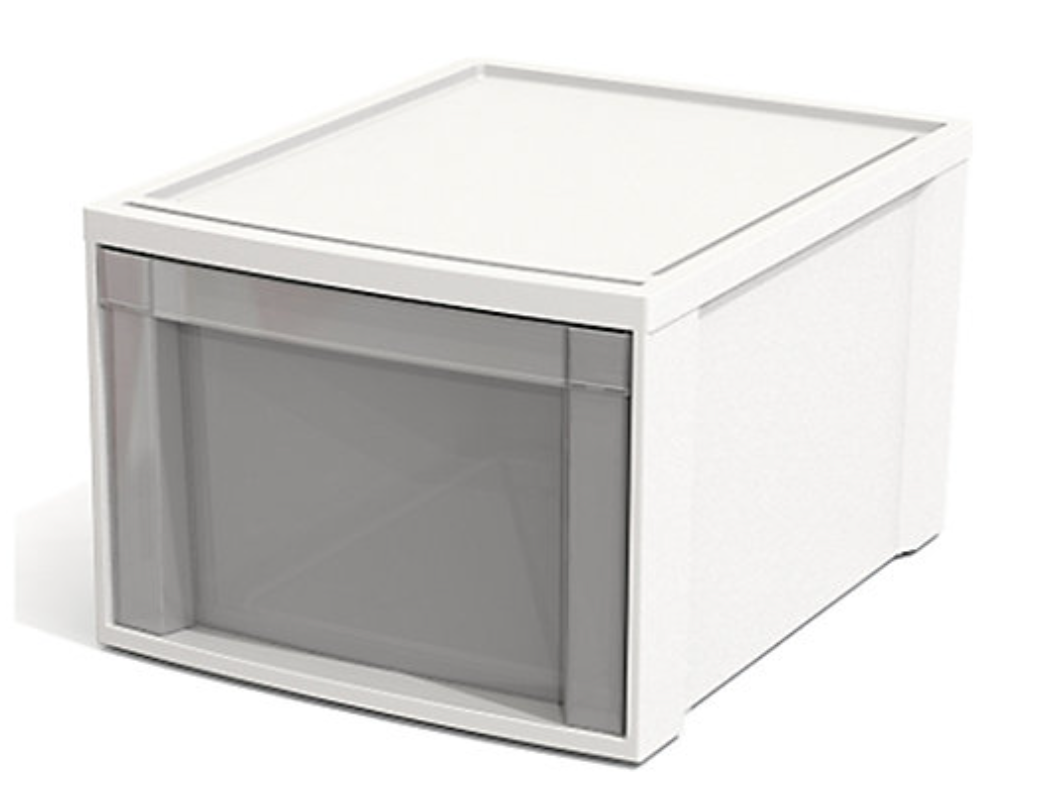 Simply Essential + Large Stacking Drawer in White