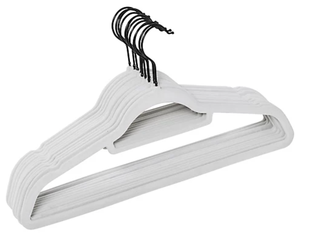 Squared Away + Velvet Slim Suit Hangers