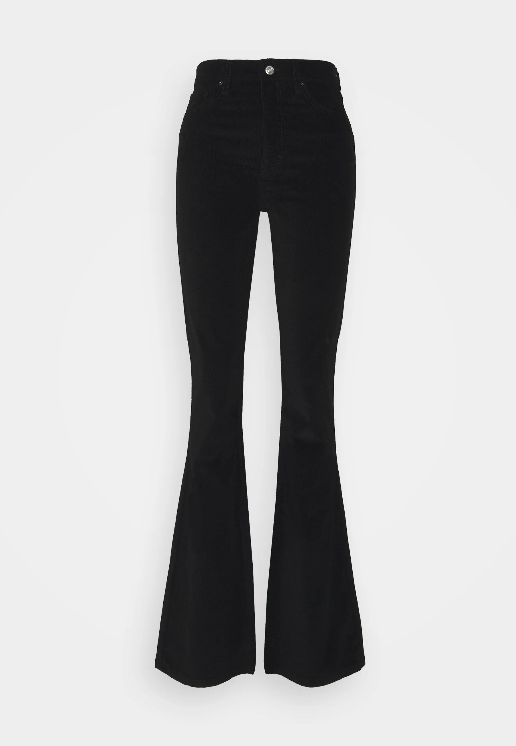 Topshop + Tall Black Flared Jamie Jeans