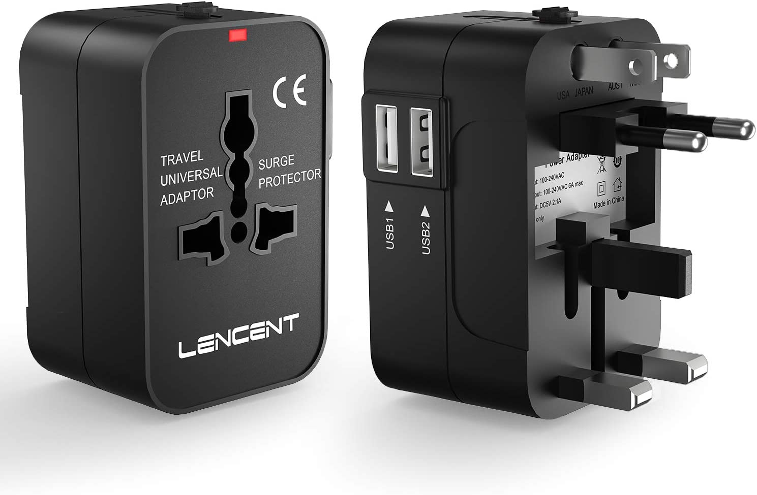 Lencent + Universal Travel Adaptor