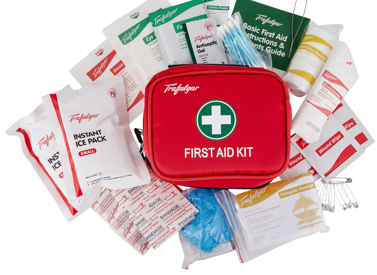 Trafalgar + Travel First Aid Kit + Instant Ice Pack