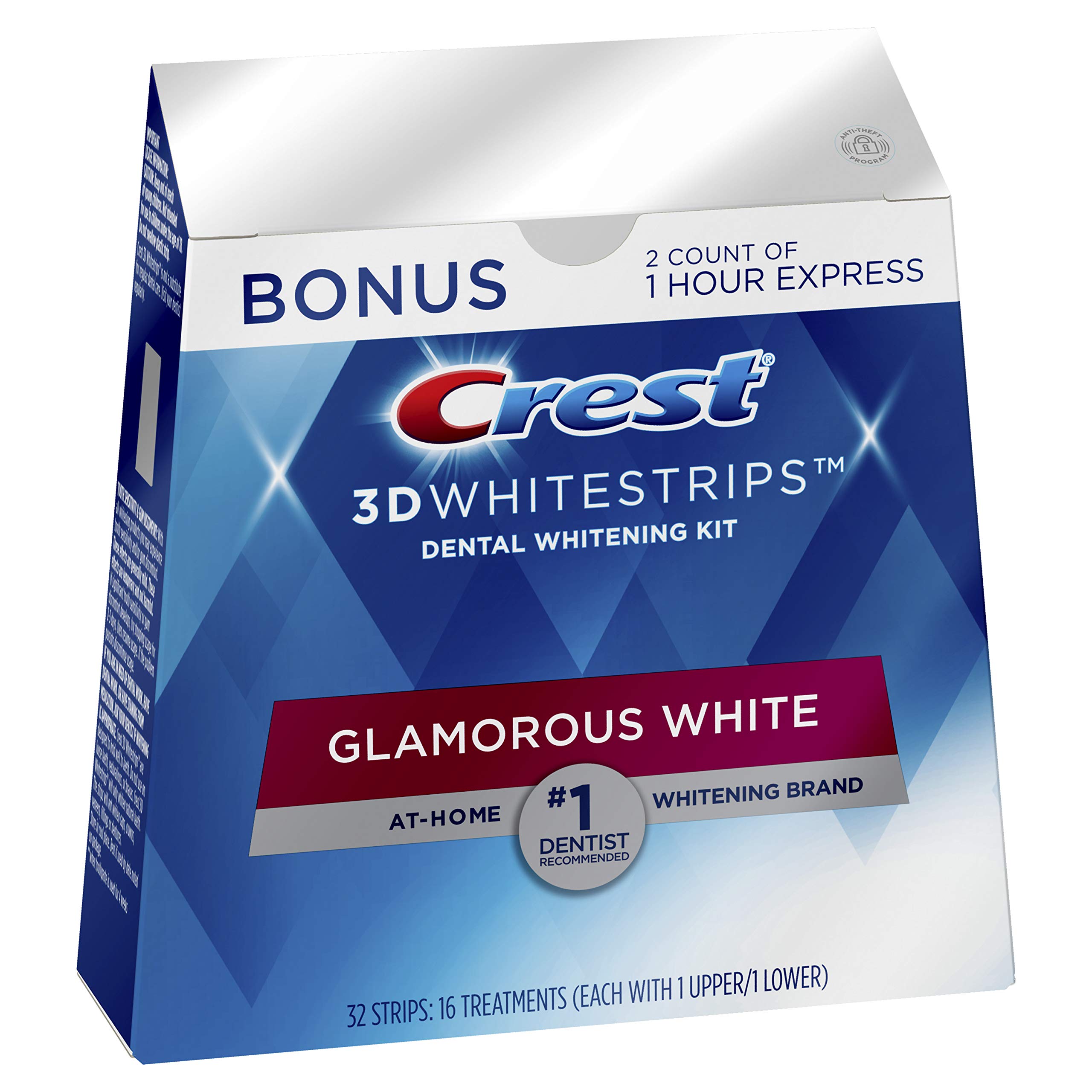 Crest + 3D Whitestrips, Glamorous White