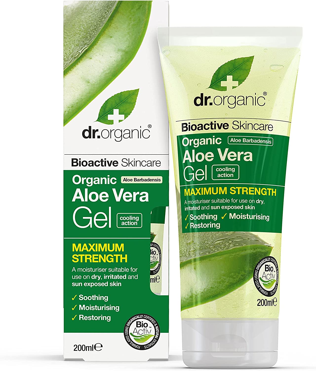 Dr Organic + Organic Aloe Vera Gel