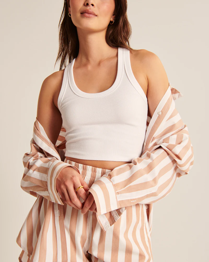 Abercrombie + Essential Scoopneck Tank