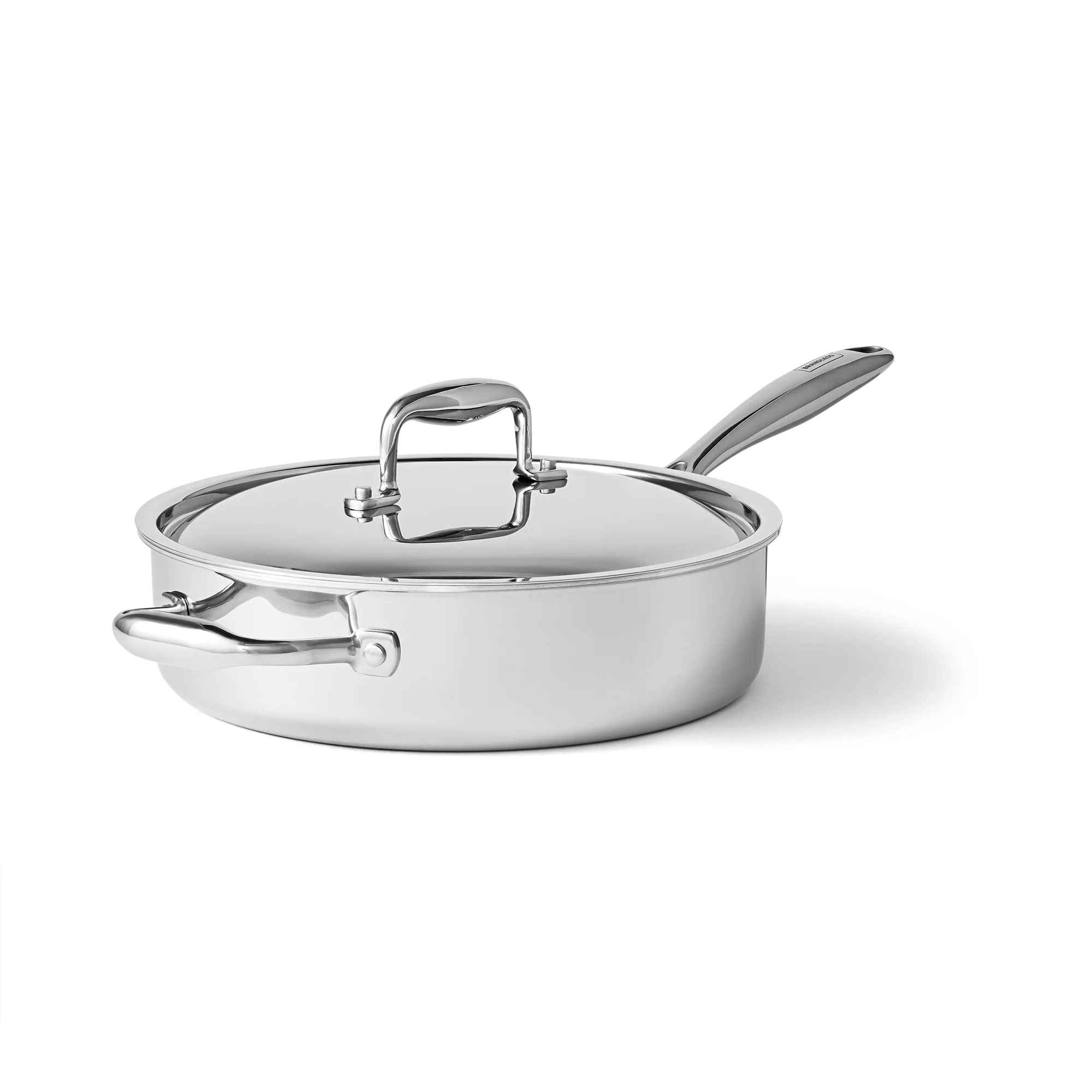 Brandless + 4 Quart Stainless Steel Saute Pan with Lid