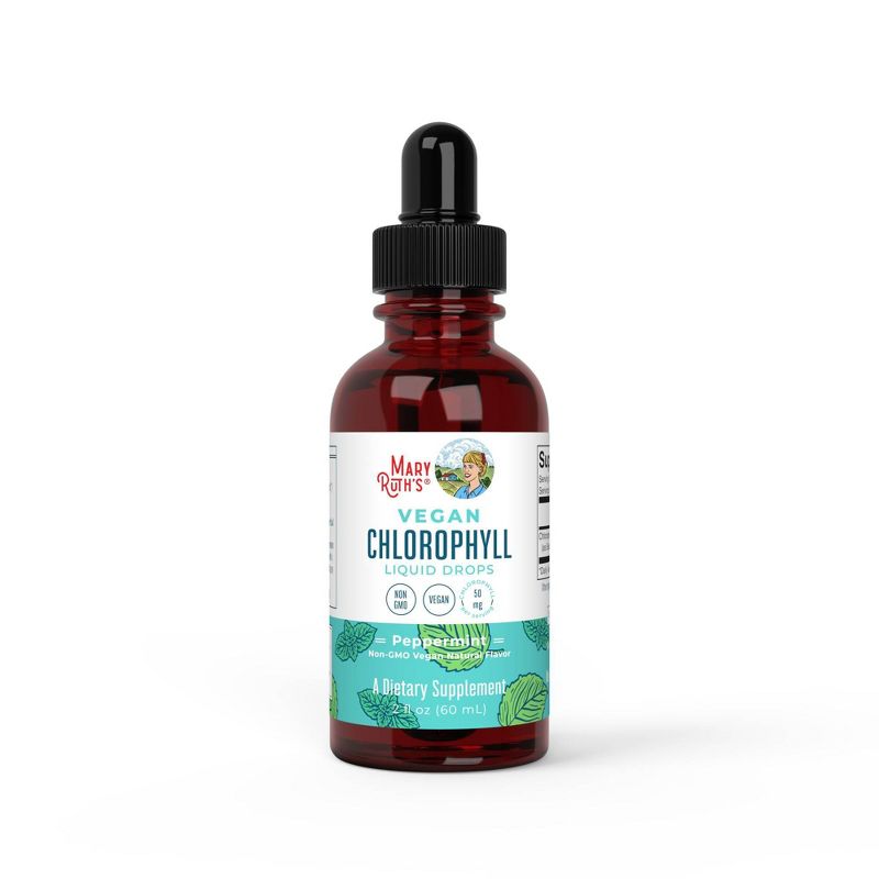 Mary Ruth’s + MaryRuth’s Vegan Chlorophyll Liquid Drops – 2 fl oz