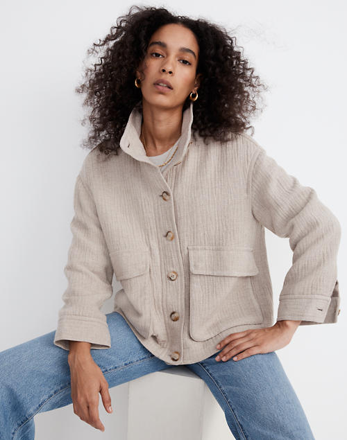 Madewell + Clairmont Crop Jacket