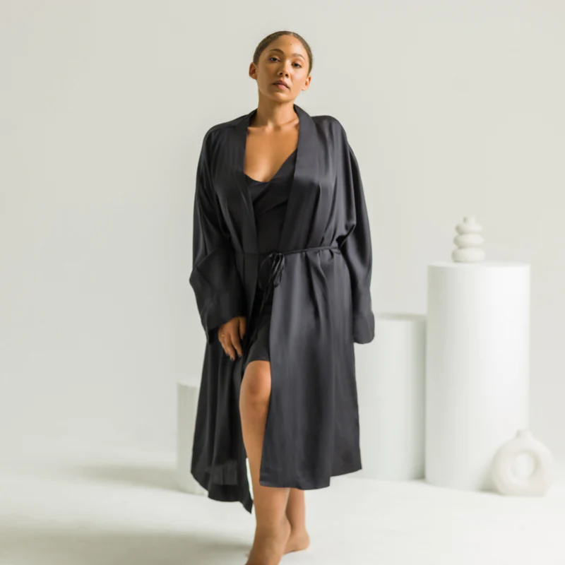 Ettitude + Sateen Robe
