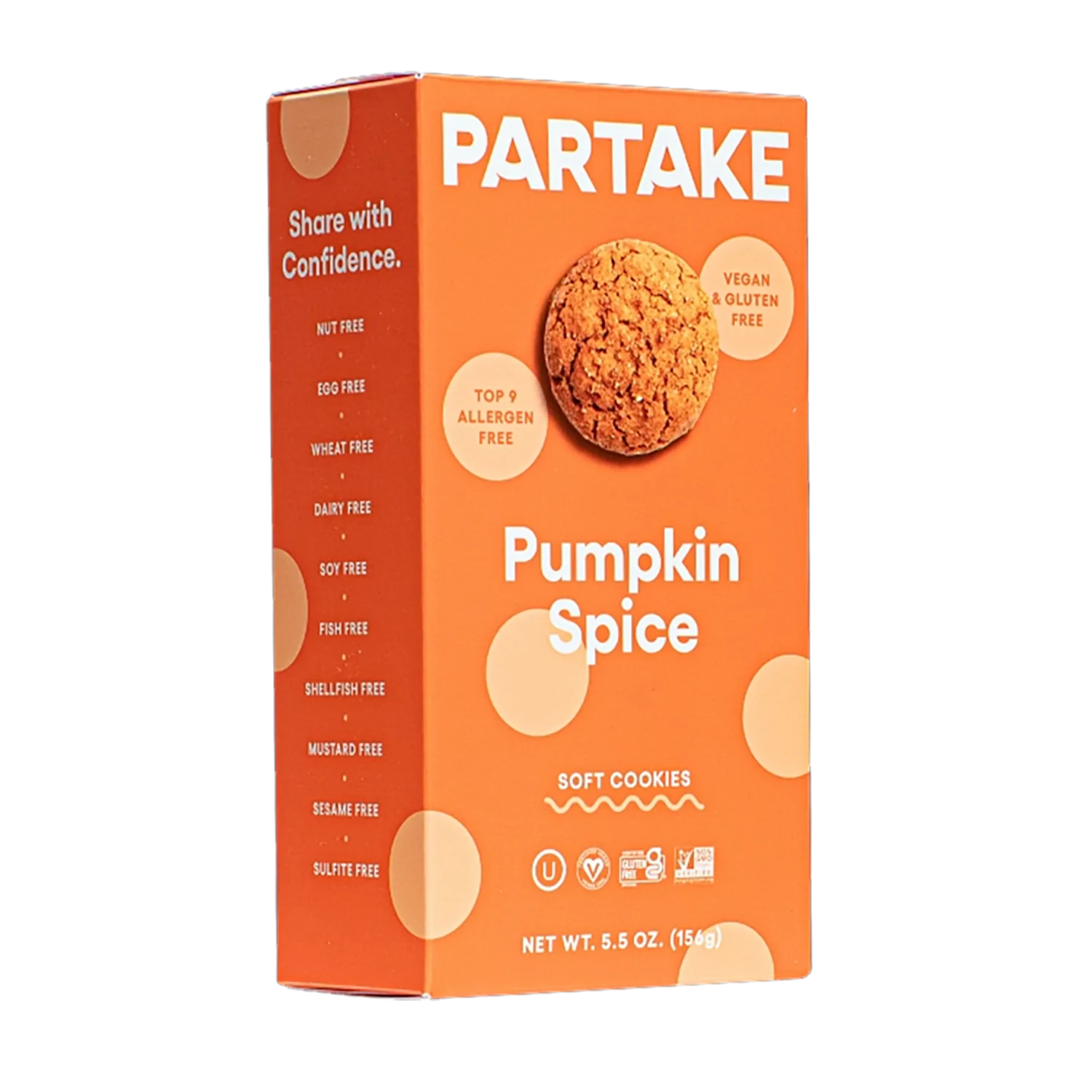 Partake + Soft Baked Pumpkin Spice Cookies, 3 Boxes