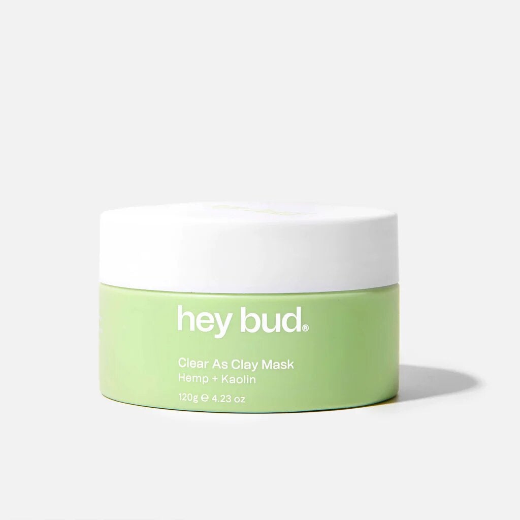 Hey Bud + Clay Mask + Free Applicator Brush (120g)