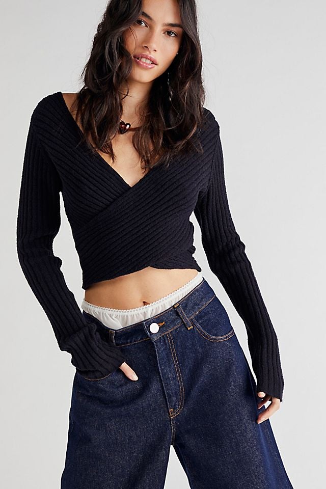 Free People + Brooke Wrap Top