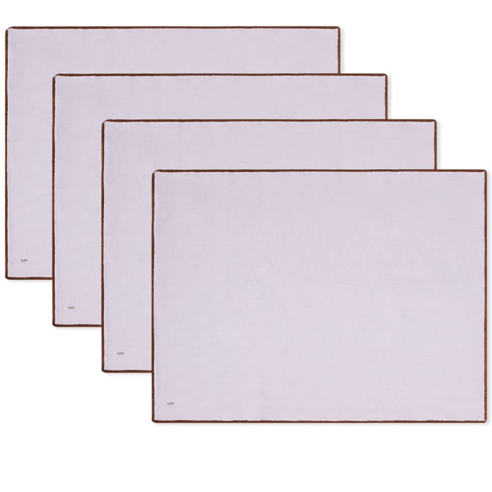Hay + HAY Contour Place Mat Set Of 4Lavender