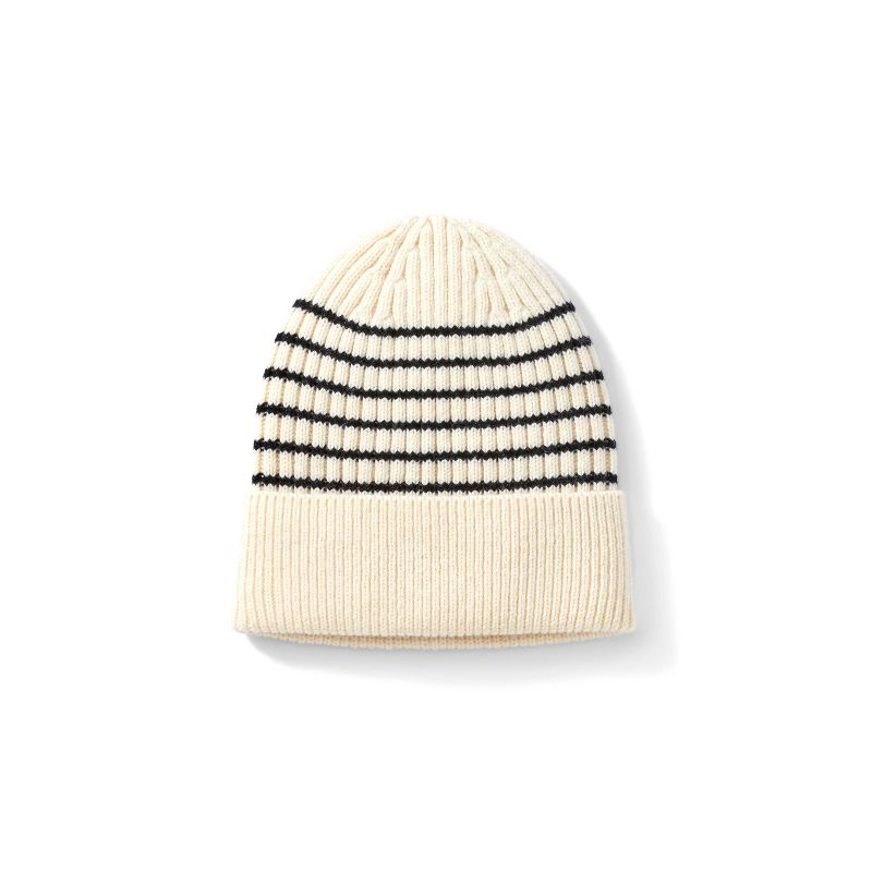 La Ligne x Target + Black/Cream Striped Beanie