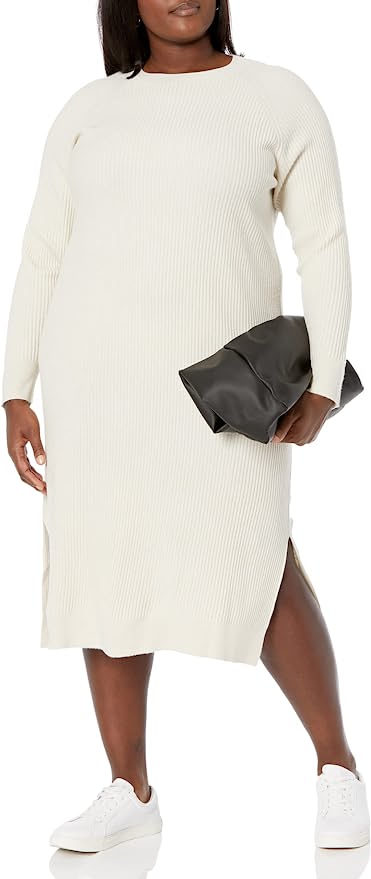 The Drop + Renata Rib Midi Dress