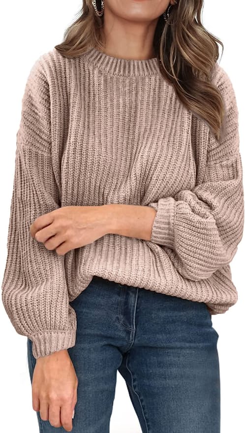 Prettygarden + Rib Knit Pullover Sweater