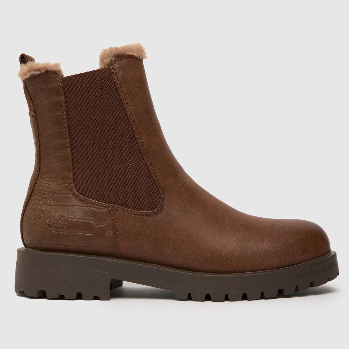 Blowfish + Malibu Brown Ascent Chelsea Vegan Boots