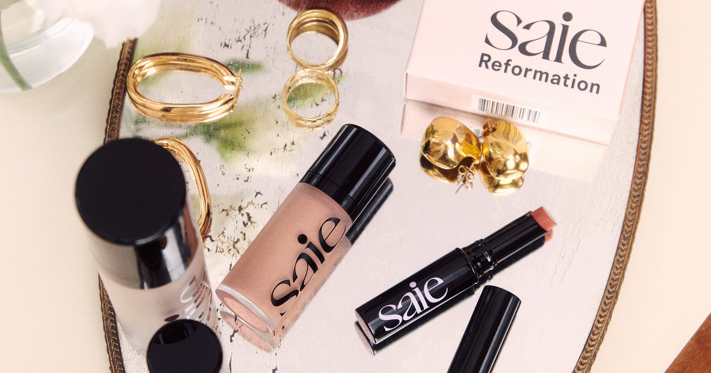 Reformation x Saie Beauty Collaboration Makeup 2022