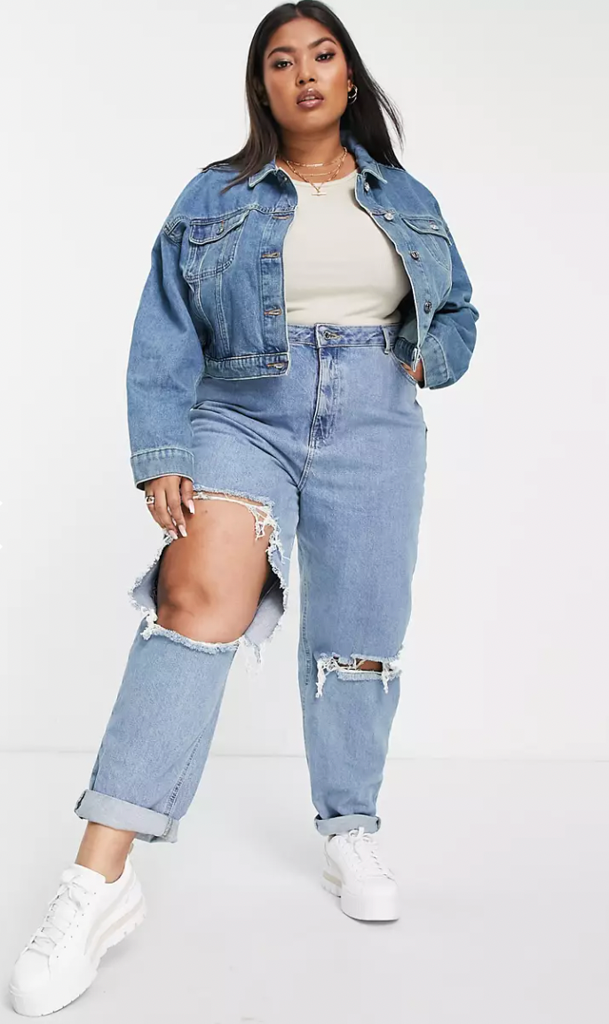 ASOS DESIGN Curve + ‘Original’ Denim Jacket