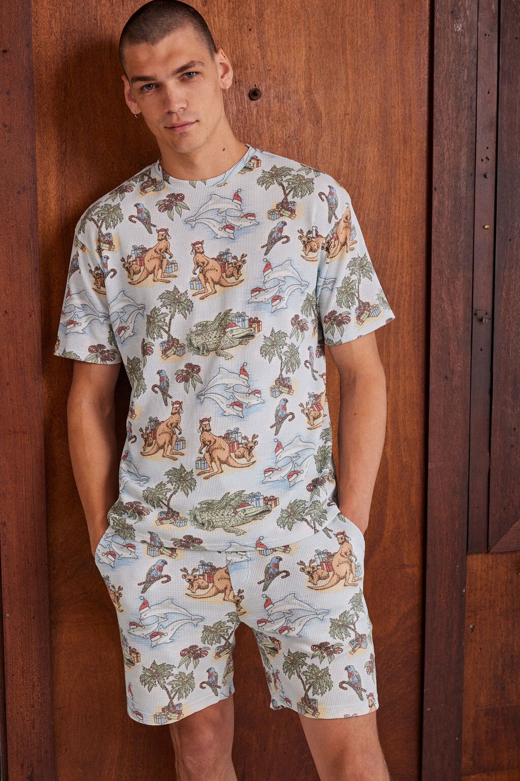 Cotton On Body + Cotton On Body Unisex Waffle Sleep Set