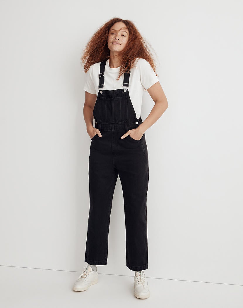 Madewell + Straight-Leg Overalls In Lunar Wash