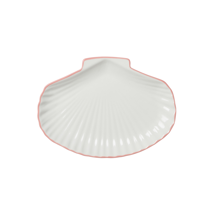 In The Roundhouse + Shell Plate with Pink Edge