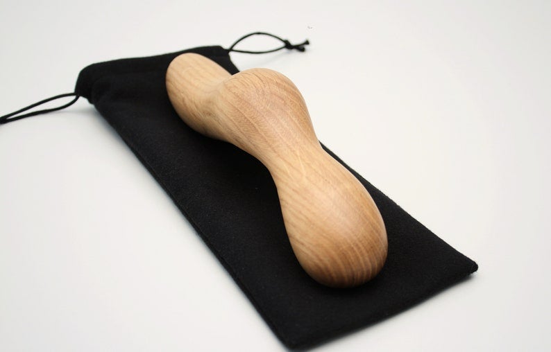 ThatMorningWood + Mature Wooden Dildo