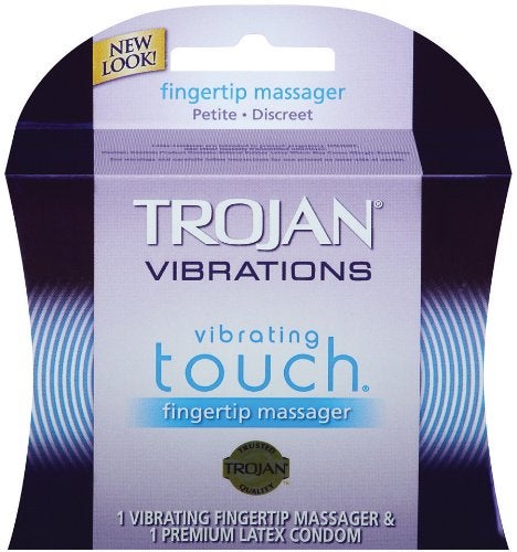 Trojan + Vibrations Vibrating Touch Fingertip Massager
