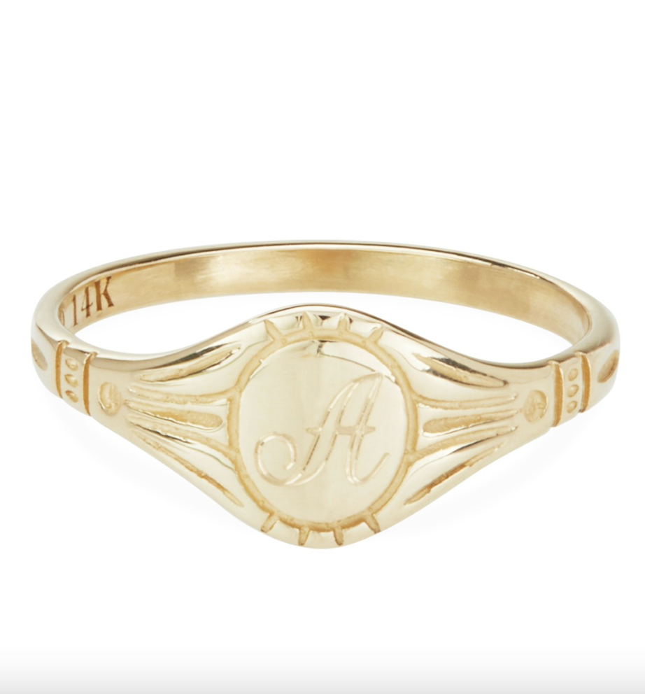 Catbird + Grand Cygnet Ring, Yellow Gold