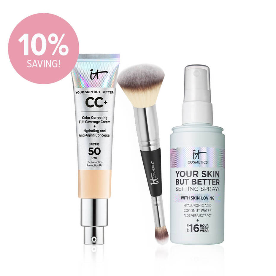 It Cosmetics + Complexion Perfect & Set Super Value Set