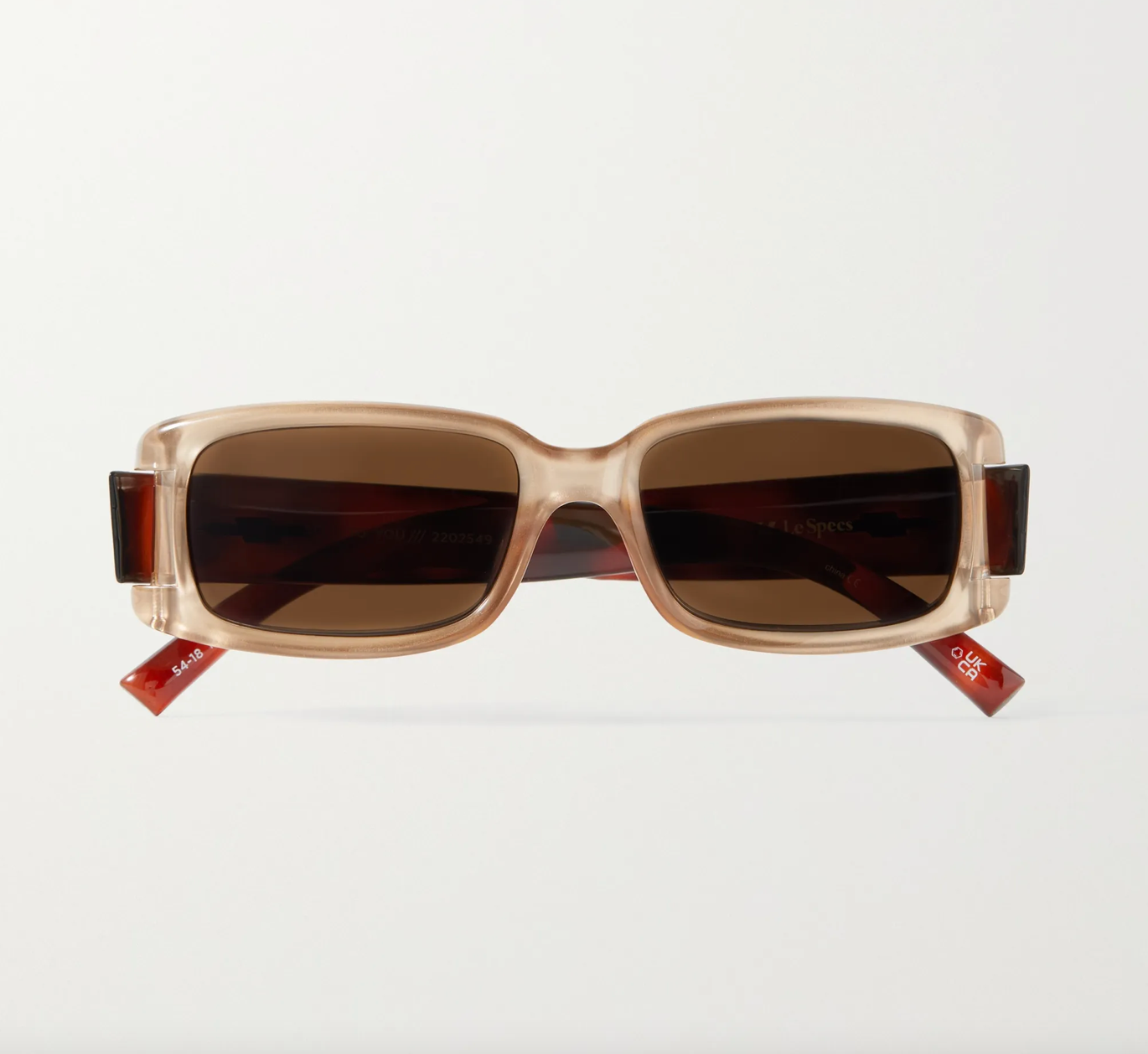 Le Specs + So Into You Rectangular-frame Acetate Sunglasses