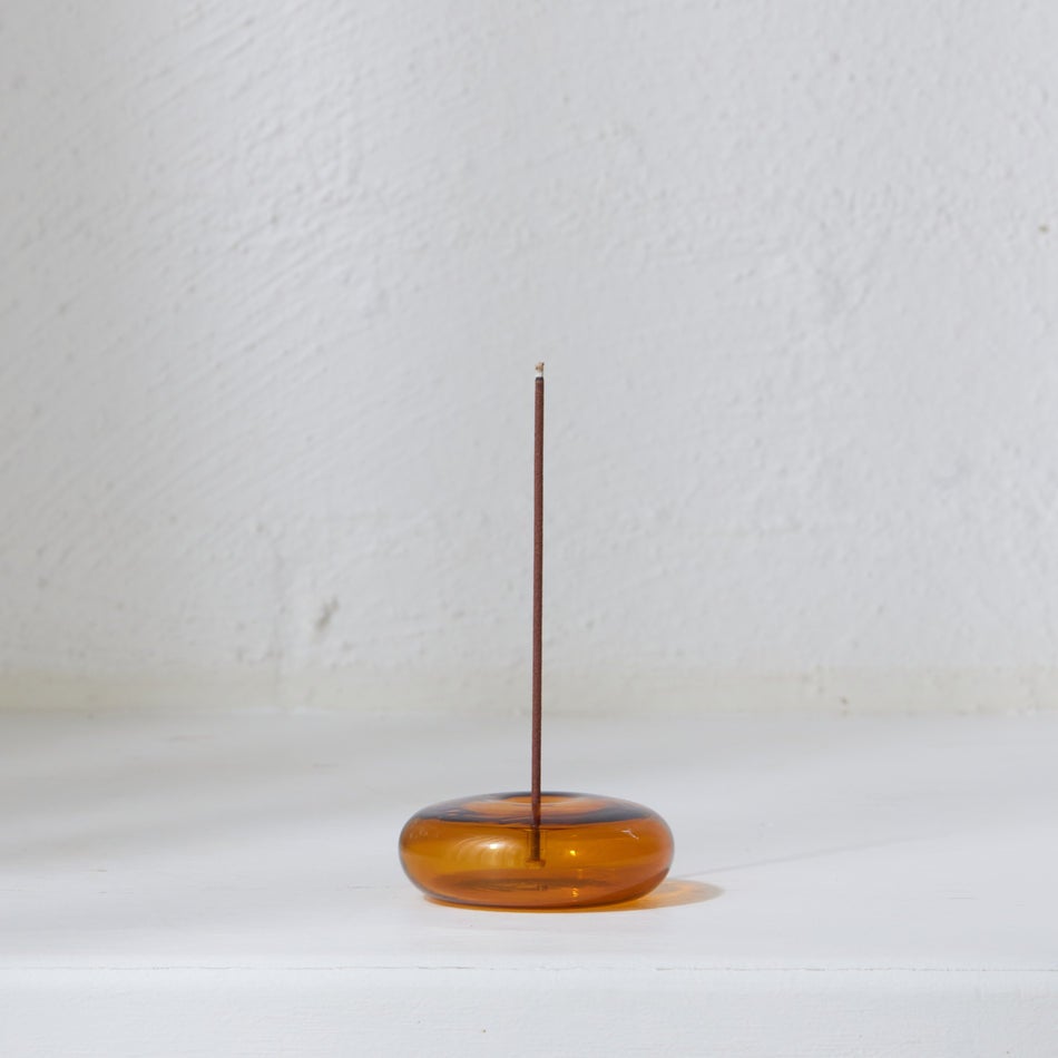 Gentle Habits + Glass Vessel Incense Holder