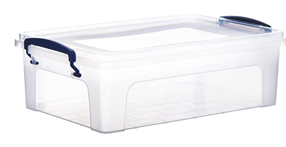 Superio + Clear Plastic Storage Bins with Lid