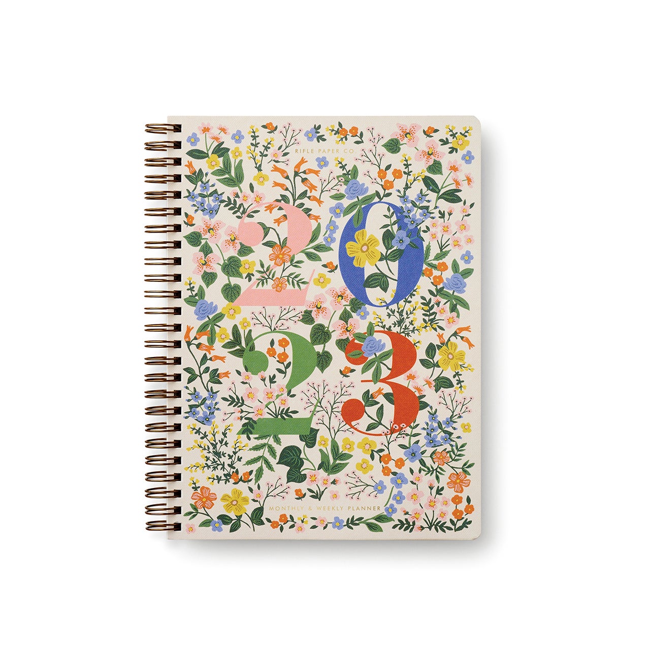 Rifle Paper Co + 2023 12 Month Soft Cover Spiral Bound Planner