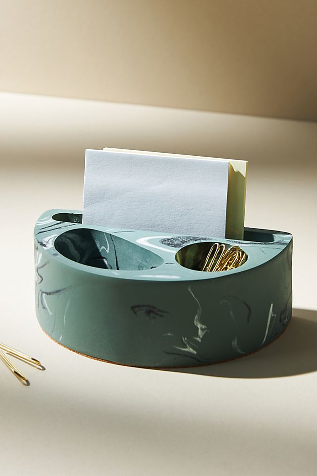 Anthropologie + Patterned Desk Organizer