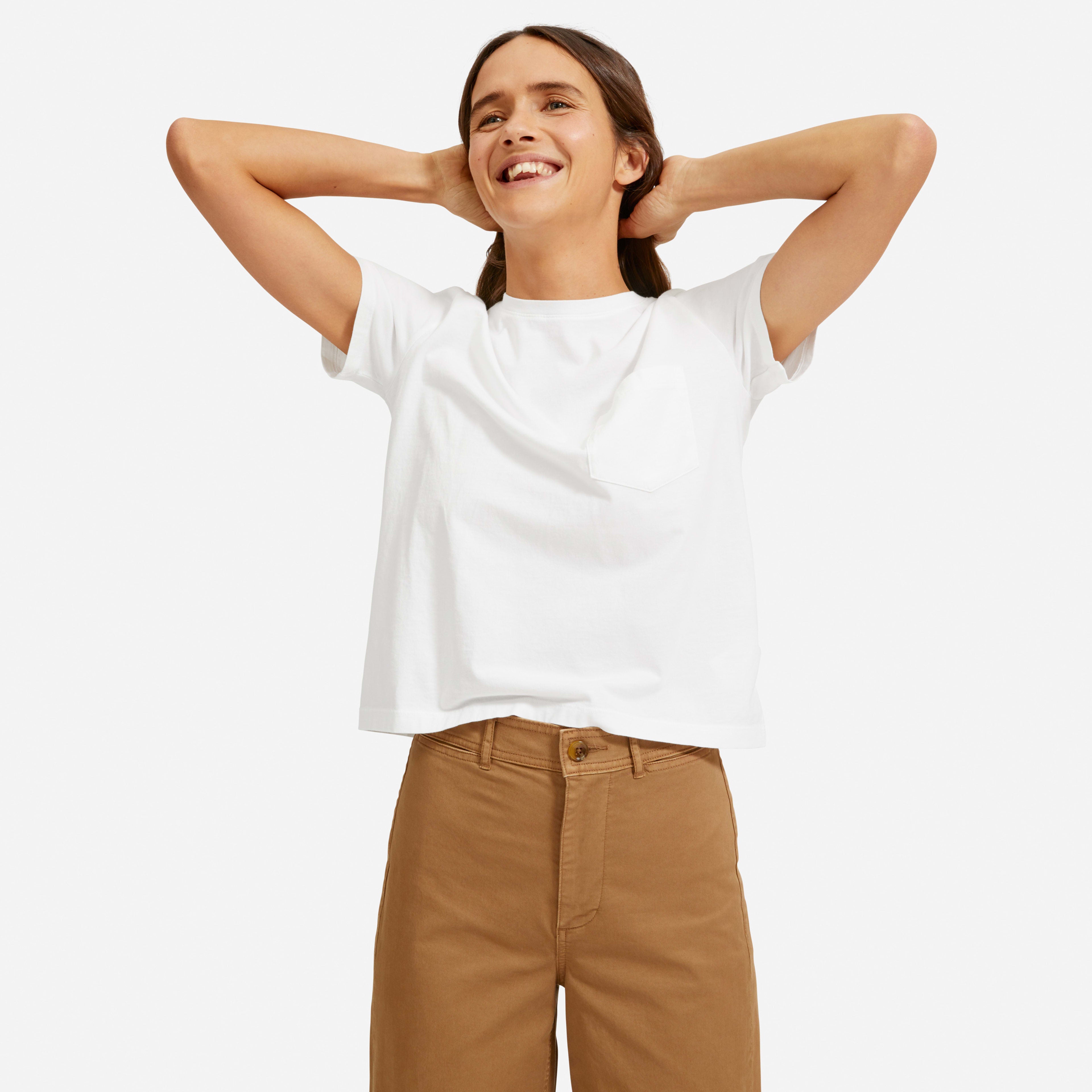 Everlane + The Organic Cotton Box-Cut Tee