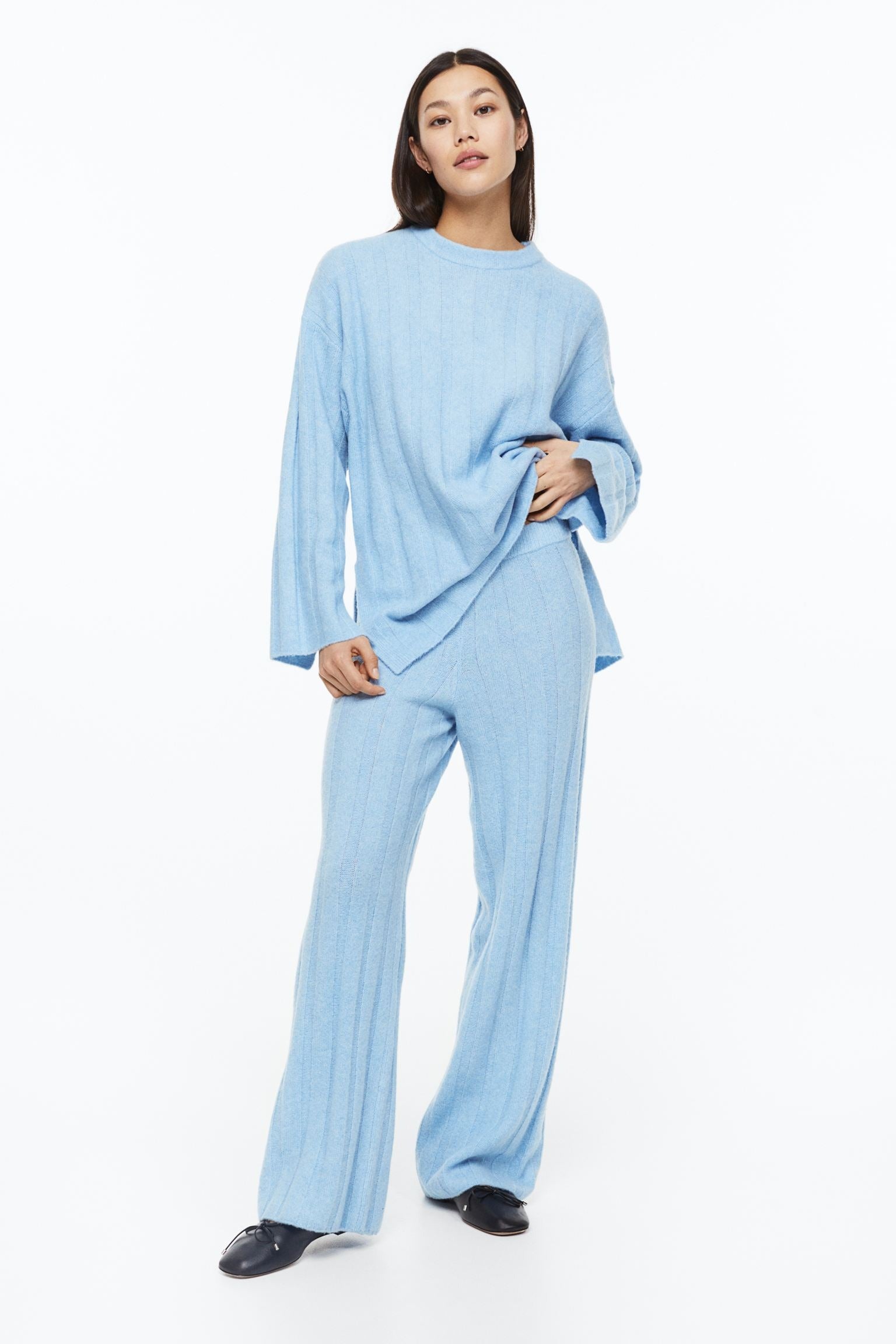 H&M + Oversized Rib-Knit Jumper